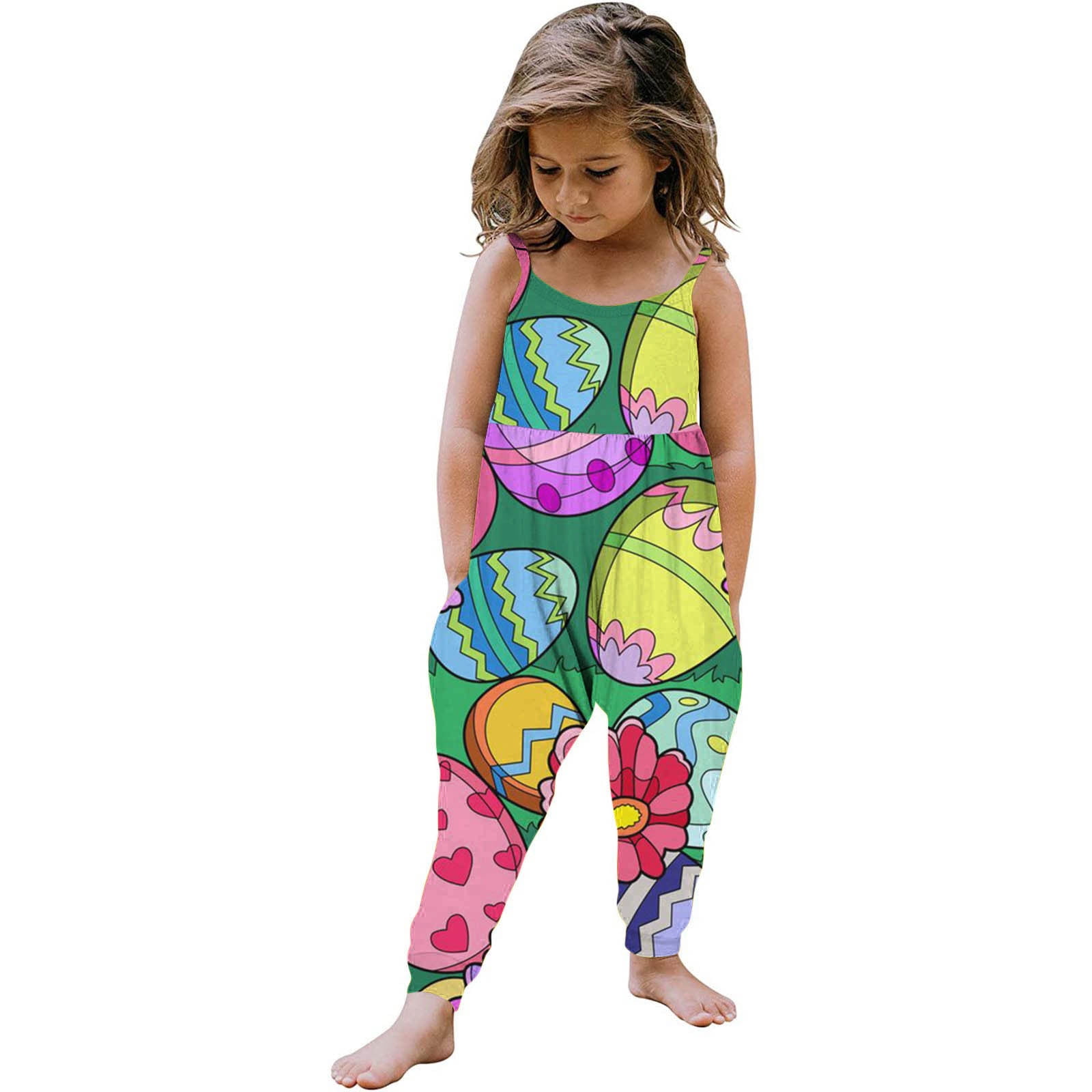 Penkiiy Baby Girls Boys Easter Romper 2024 Summer One Piece Egg Graphic ...