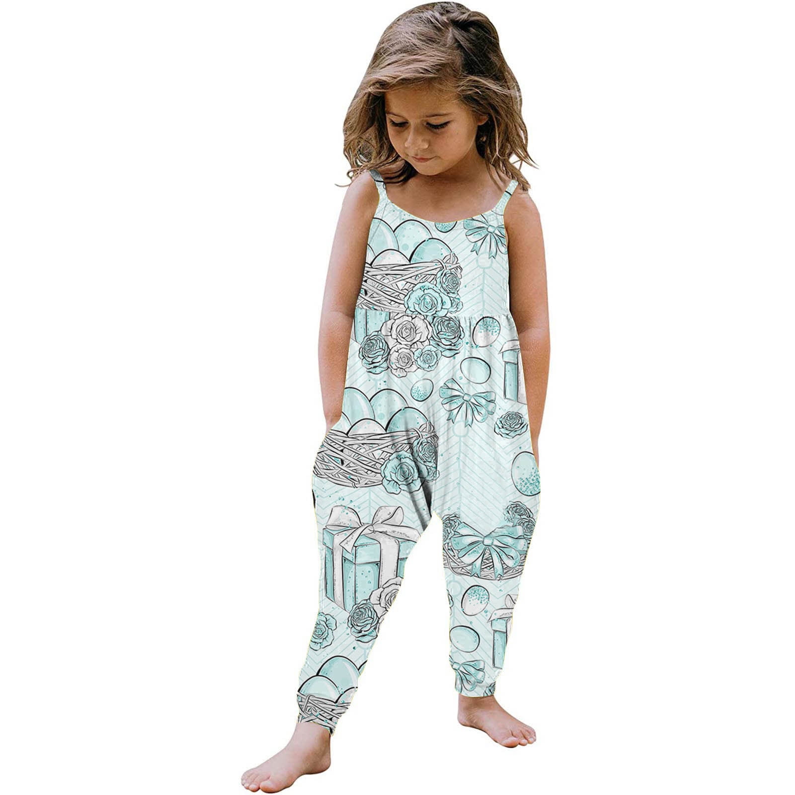 Penkiiy Baby Girls Boys Easter Romper 2024 Summer One Piece Egg Graphic ...