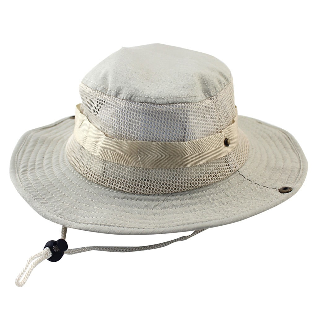 Penkiiy Military Camo Bucket Hat, Mesh Neck Cover, Sun Cap, Hiking ...