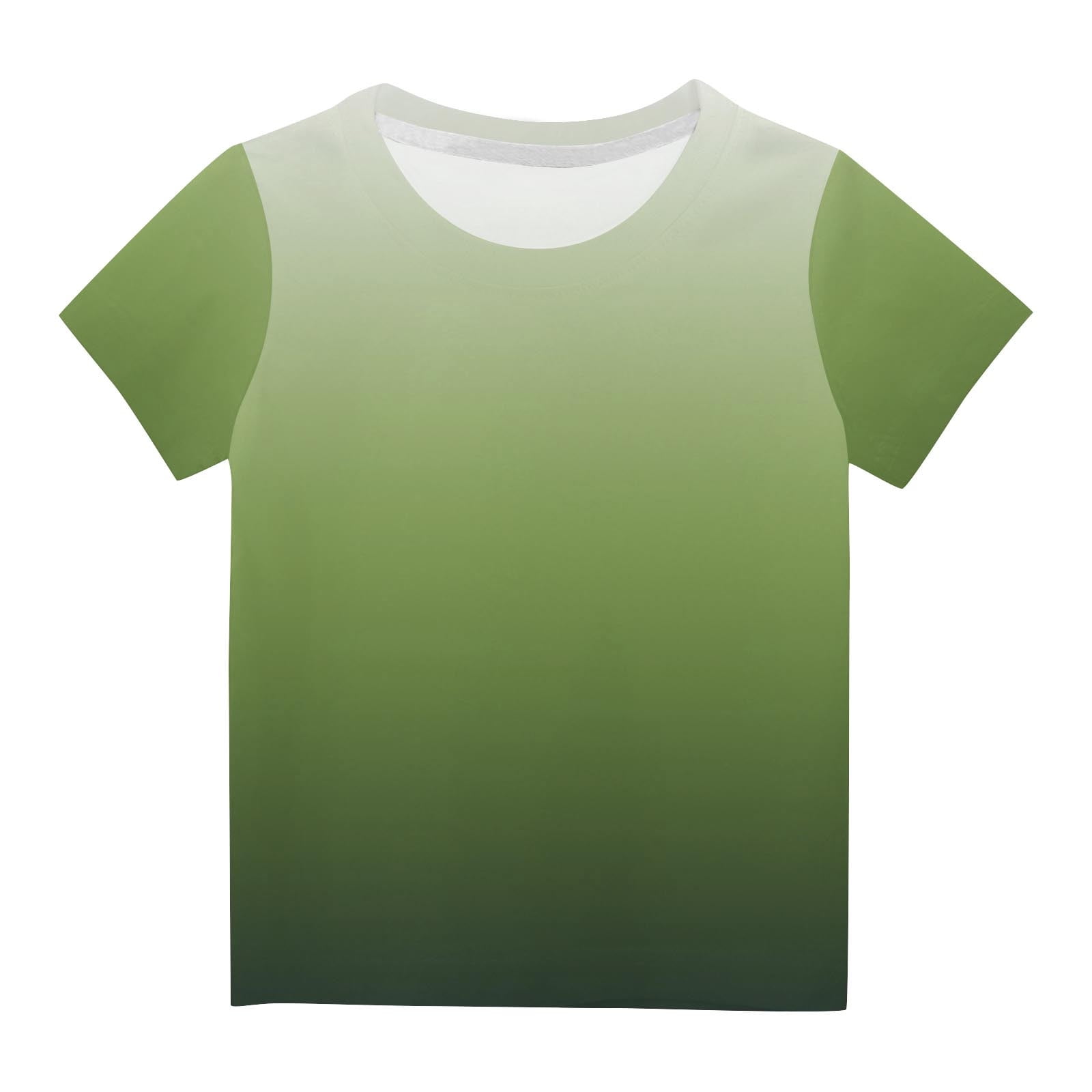 Penkiiy Boys Girls Gradient Shirt Hippies Senior Rainbow Tees T Shirts ...