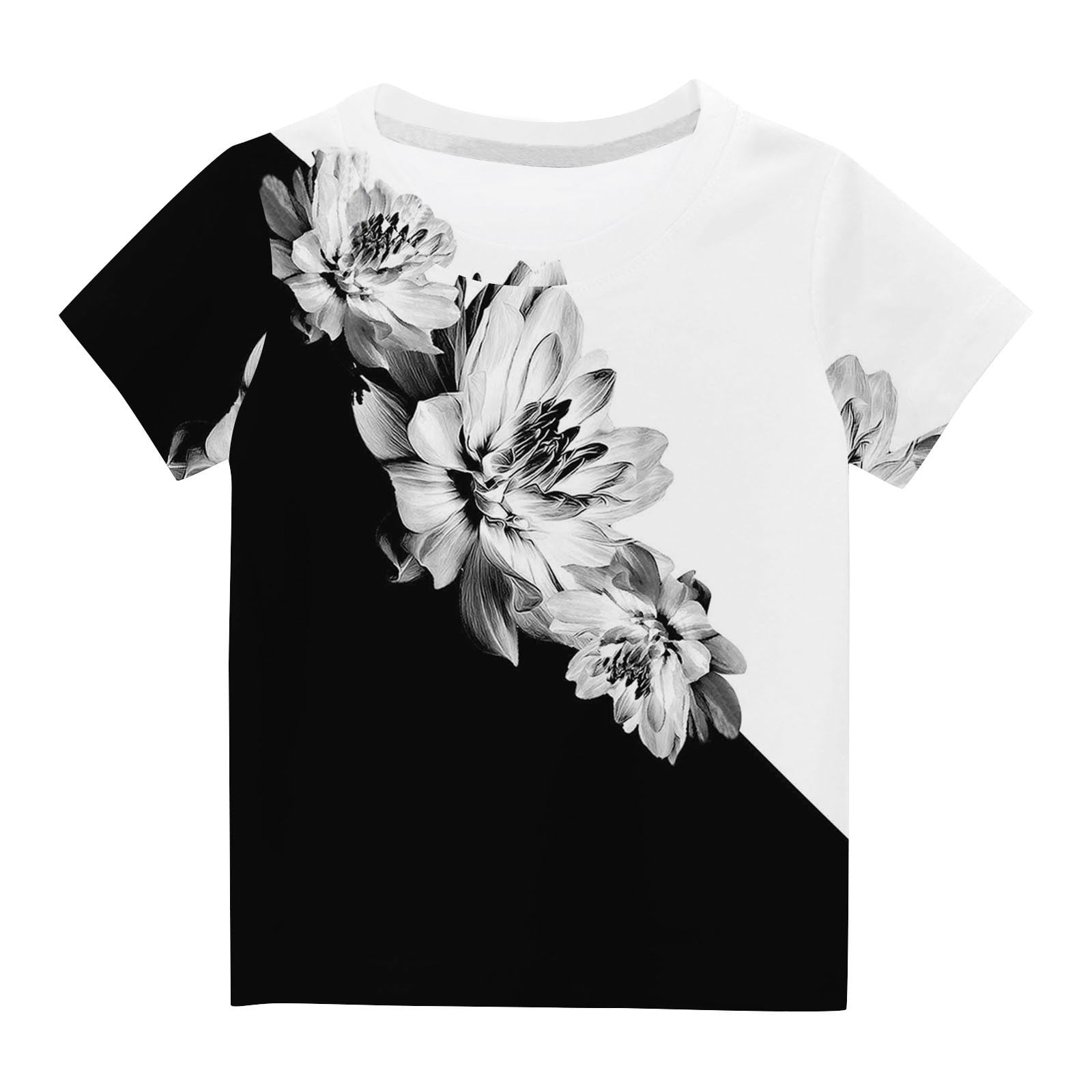 Penkiiy Boys Girls T Shirts 3D Printed Graphic Tees Shirts Crewneck ...