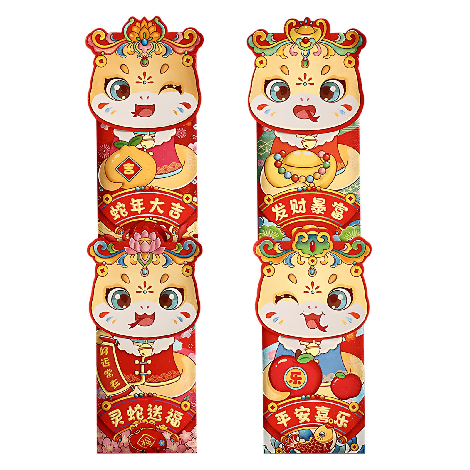 Penkiiy Chinese New Year Red Envelopes 2025, Hong Bao Lucky Money Cash ...