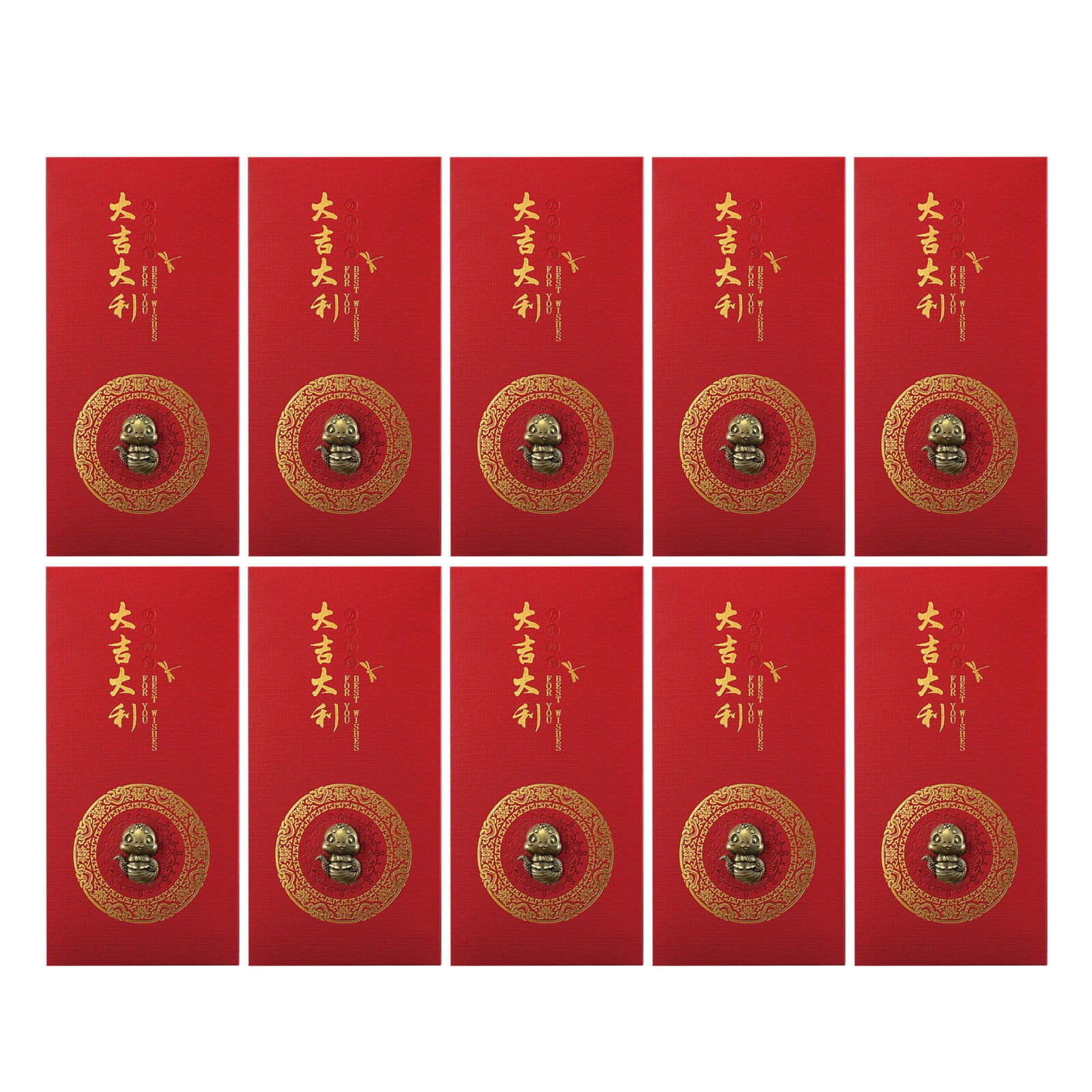 Penkiiy Chinese Red Envelopes, New Year Red Envelopes 2025 for Chinese ...