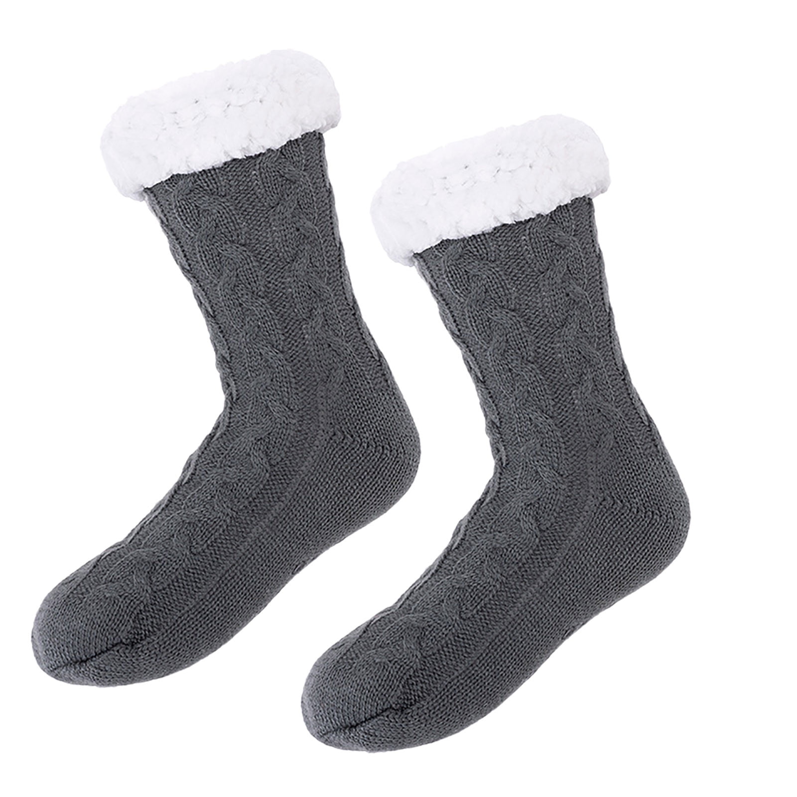 Penkiiy Christmas Fuzzy Socks Winter Socks in Bulk Colorful Cozy Fluffy ...