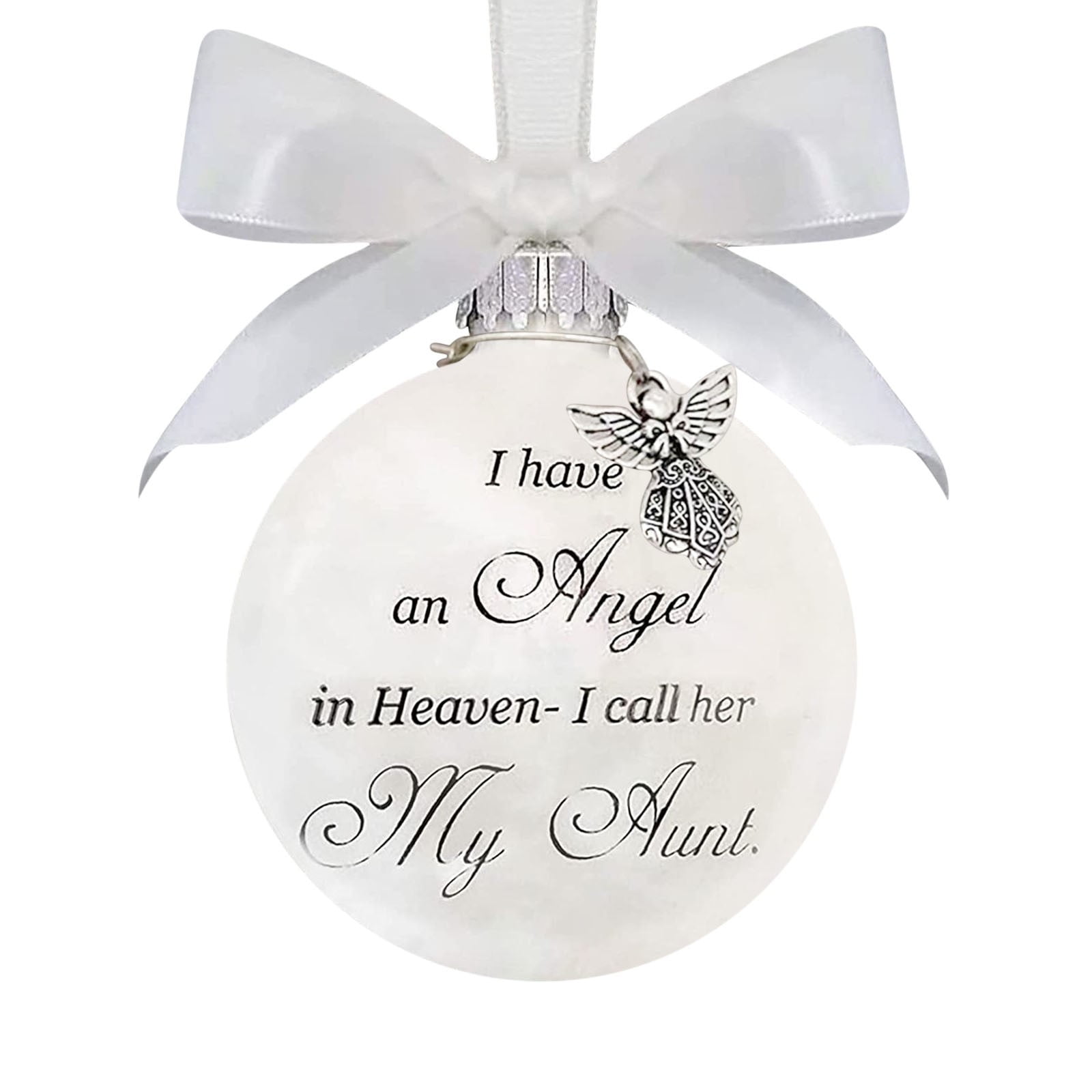 Penkiiy Christmas Memorial Hanging Ornaments, Memory Gifts Pendant Xmas ...