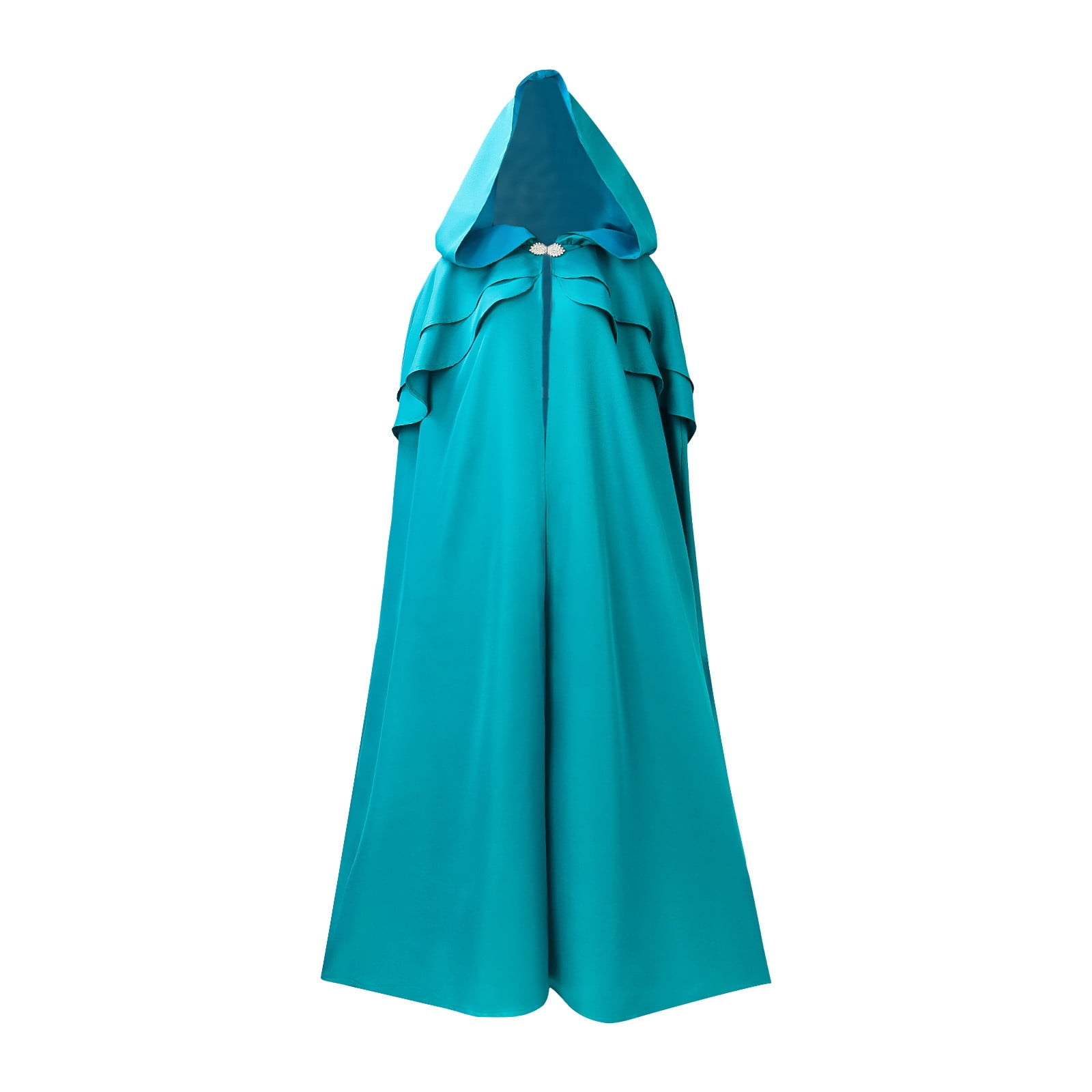 Penkiiy Cloak with Hood Men Clearance Unisex Hooded Button Casual Party ...