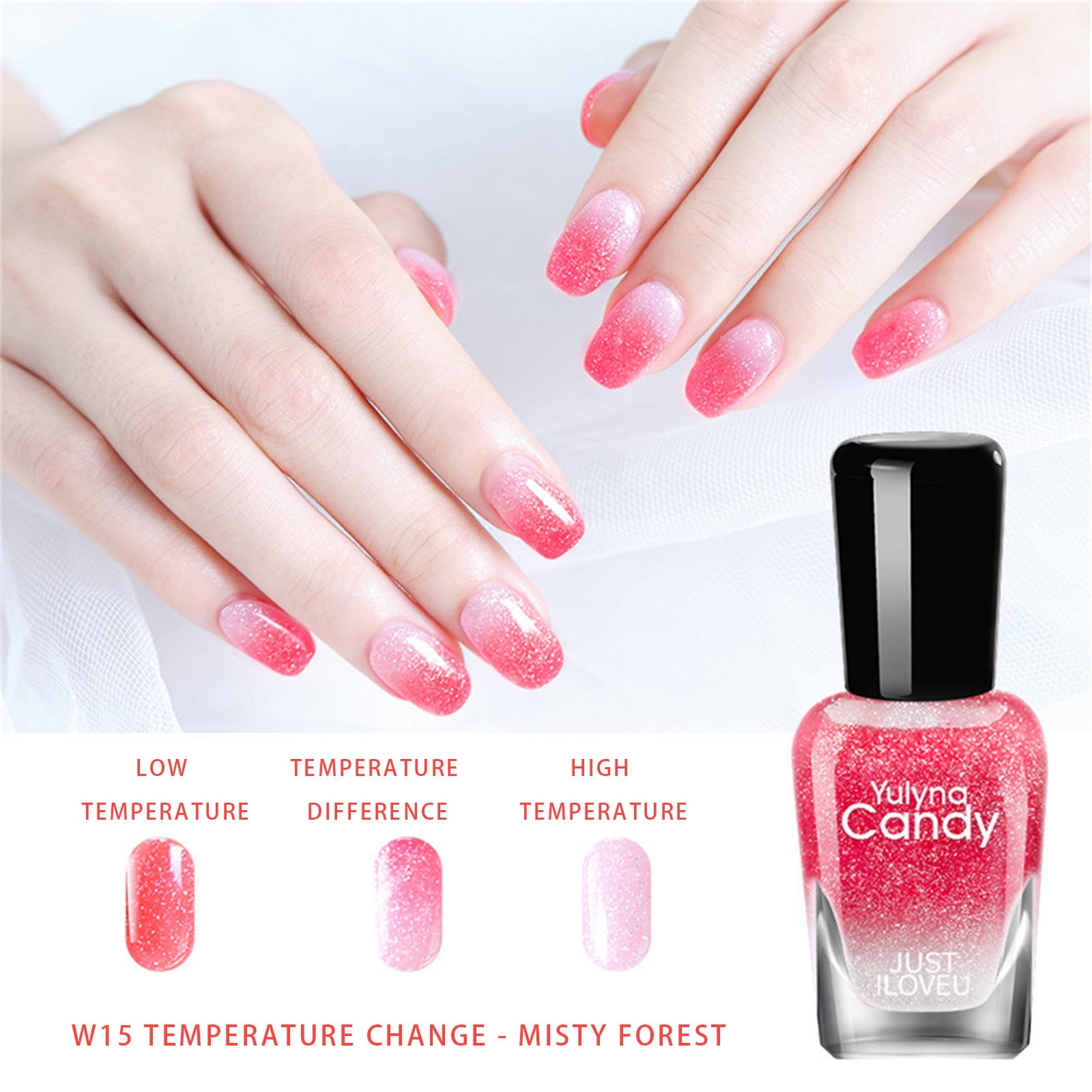 Penkiiy Color Change Nail Polish, Temperature Change Nail Polish Color ...