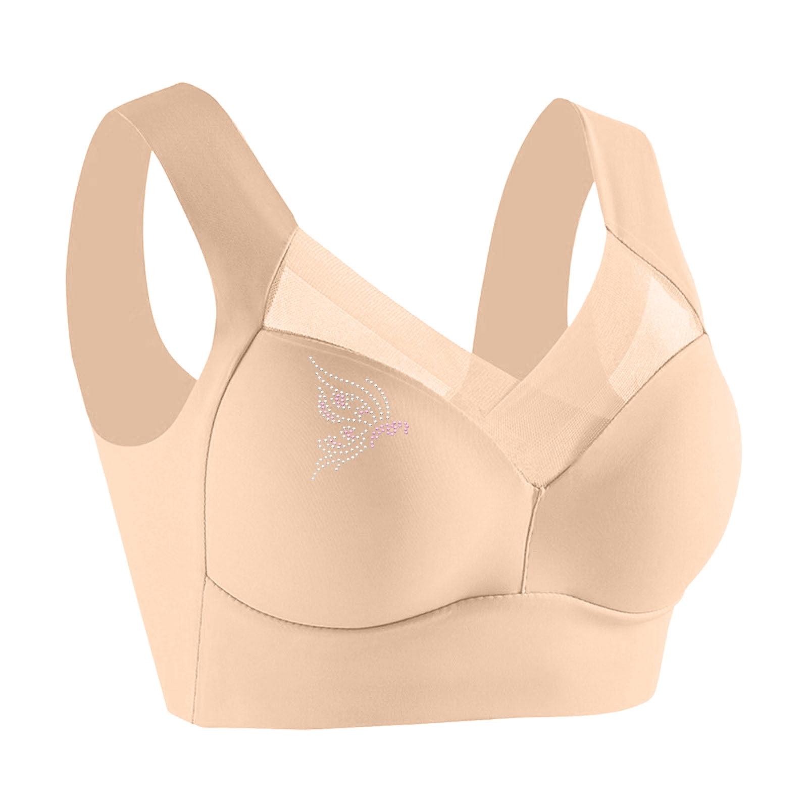 Penkiiy Correcting Bras for Seniors Women, Ice Silk Push Up Lysine ...
