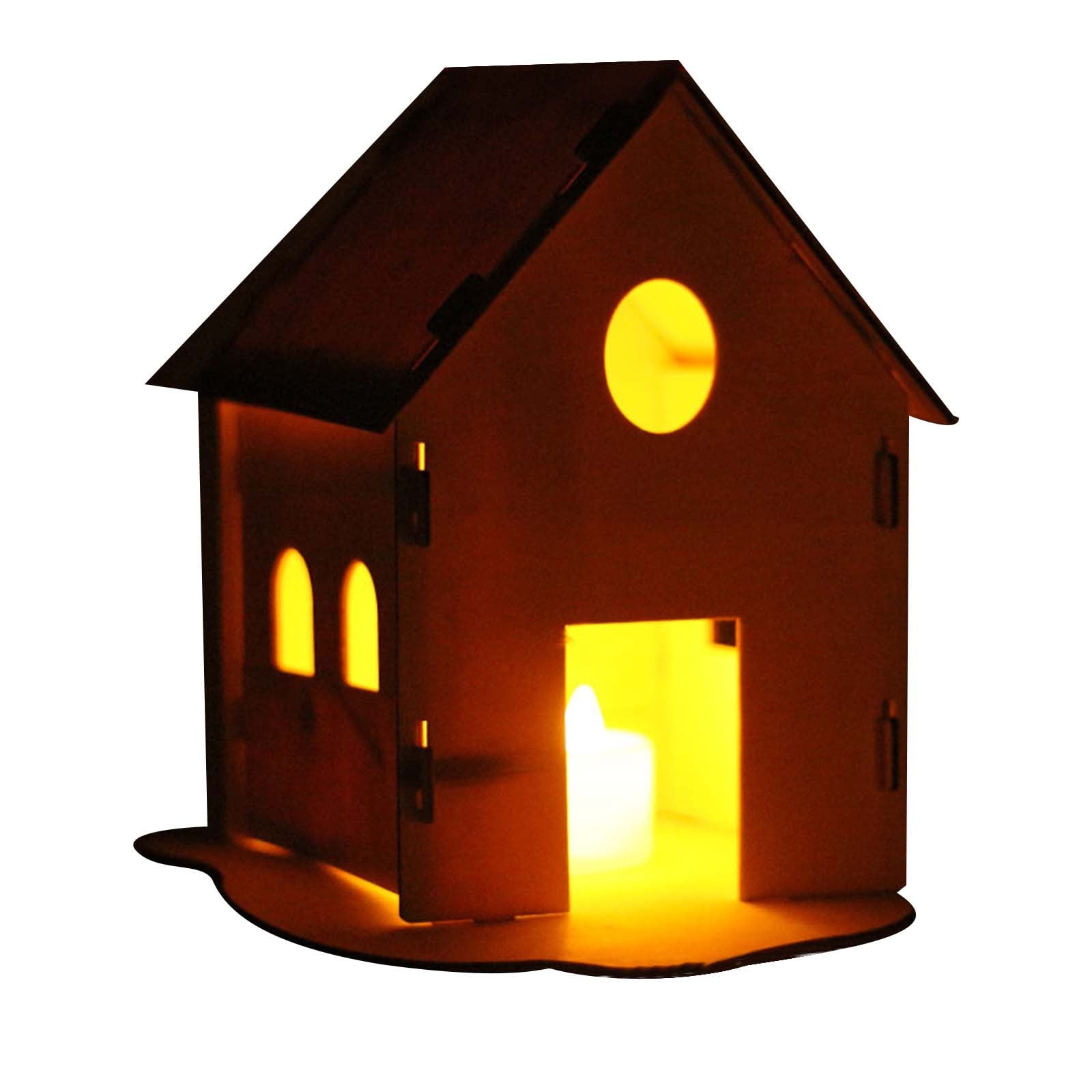 Penkiiy DIY Dox House Bird House Bird House Bird Box Bird Box Wooden ...