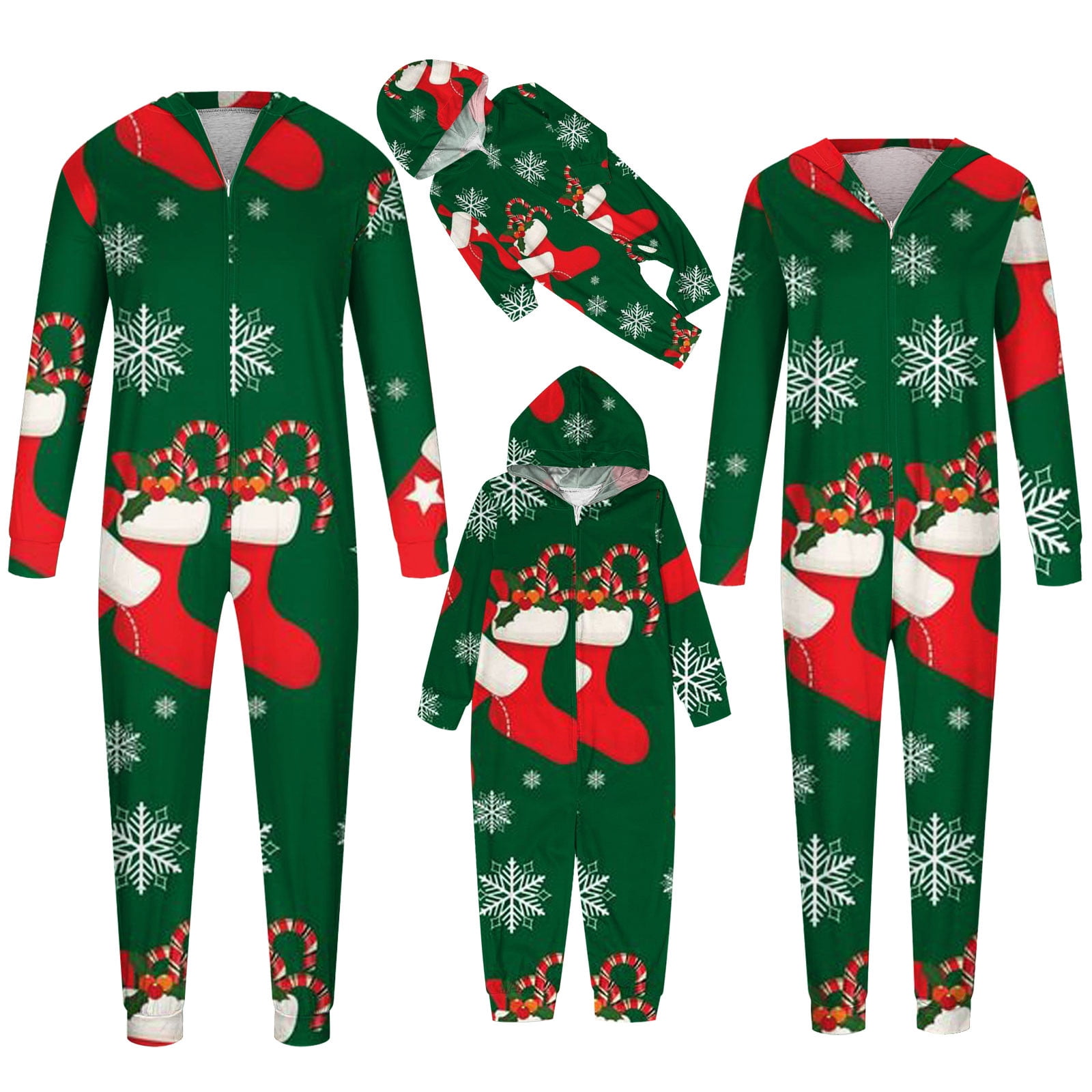 Penkiiy Family Christmas Pjs Matching Sets Parent-child Christmas Set ...