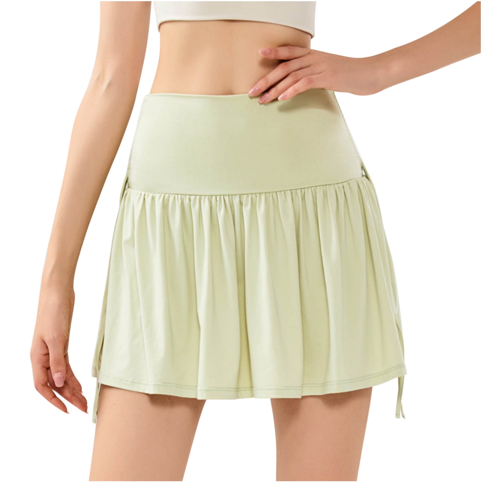 Penkiiy Flowy Running Shorts for Women 2 in 1 High Waisted Women's ...