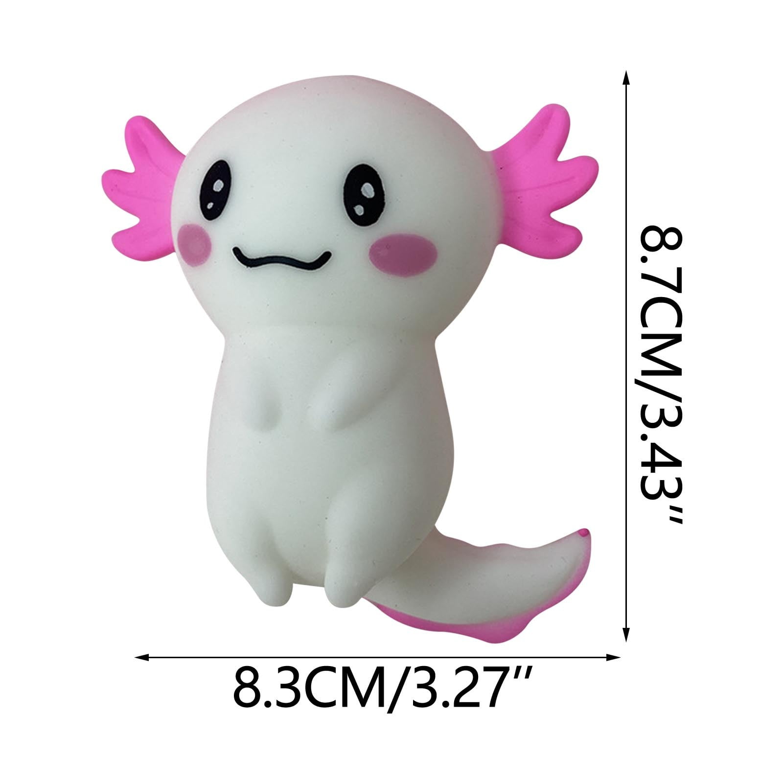 Penkiiy Glitter Axolotles Toys Stress Relief Toy Adorable Axolotls Toy ...