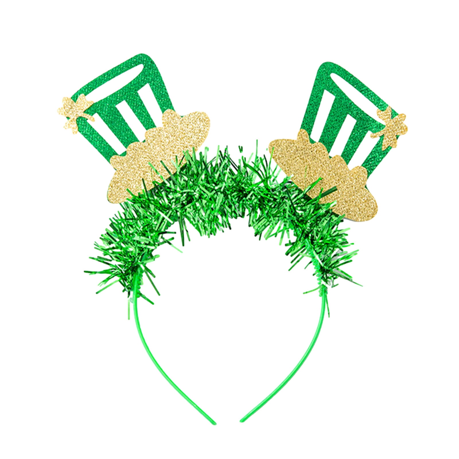 Penkiiy Happy St. Patrick's Day Headband Hair Bands Hoops Shamrock ...