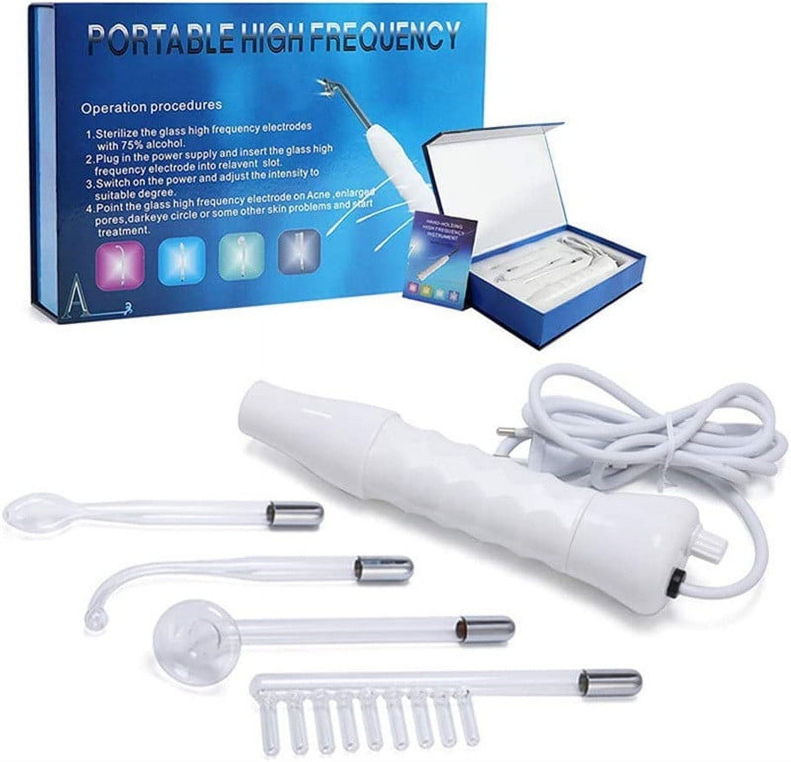 Penkiiy High F requency Facial Machine Wand 4 Pieces Tubes Set Portable ...