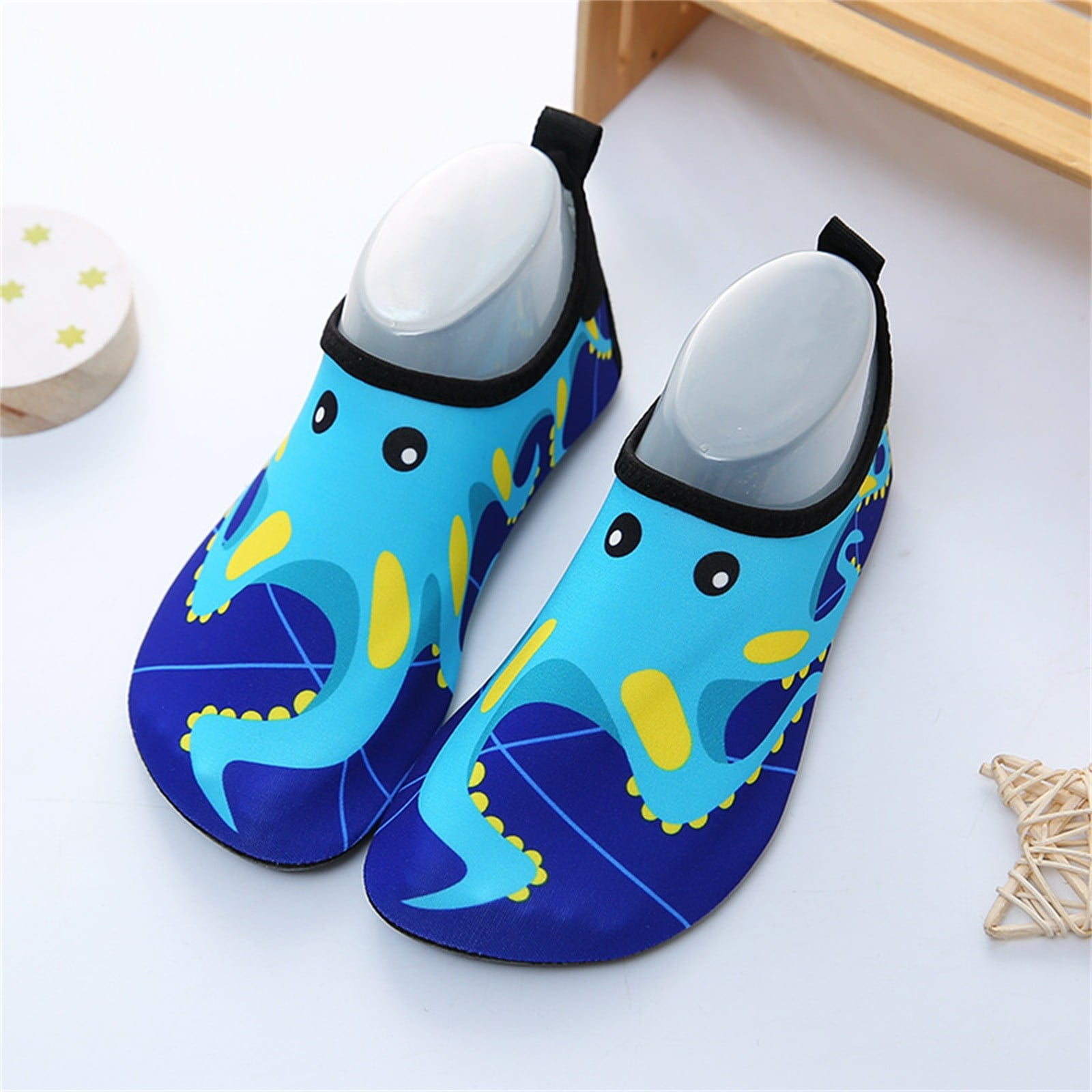 Penkiiy Kids Water Shoes Non-Slip Beach Swim Barefoot Aqua Pool Socks ...