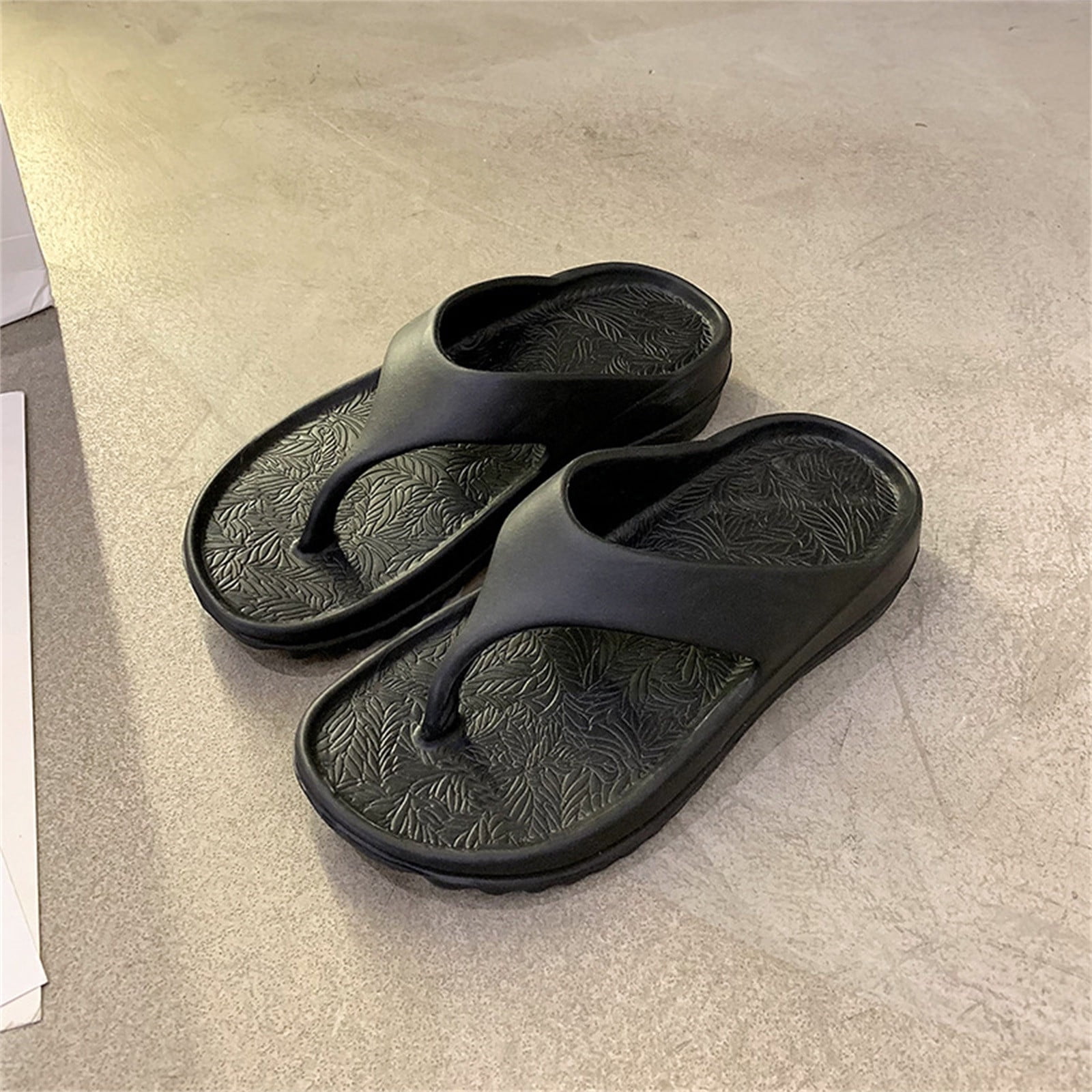 Penkiiy Lazy Shoes Women's Recovery Flip Flops Sandals Pillow Soft ...