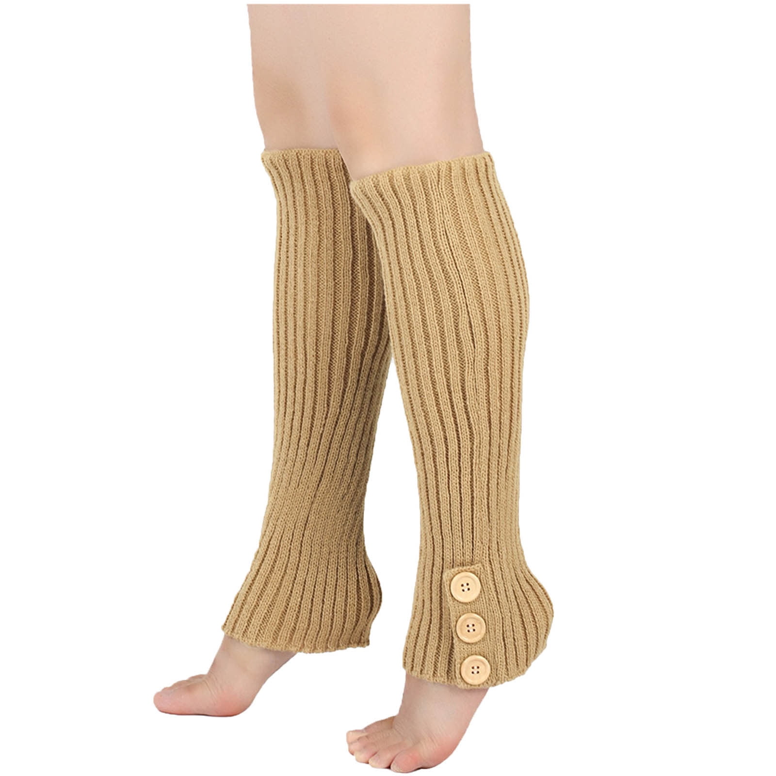 Penkiiy Leg Warmers for Women 80s Ribbed Knit Leg Warmer Crochet Long ...