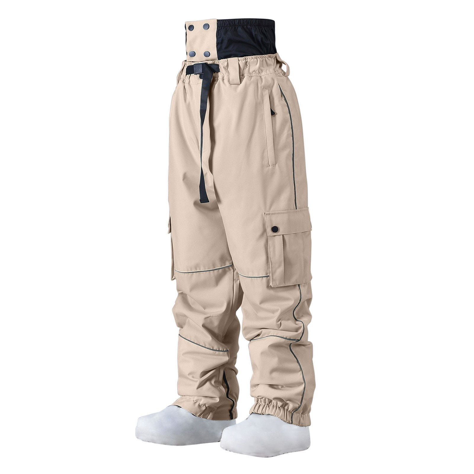 Penkiiy Men Women Snowboard Pants Snow Super Baggy Insulated ...