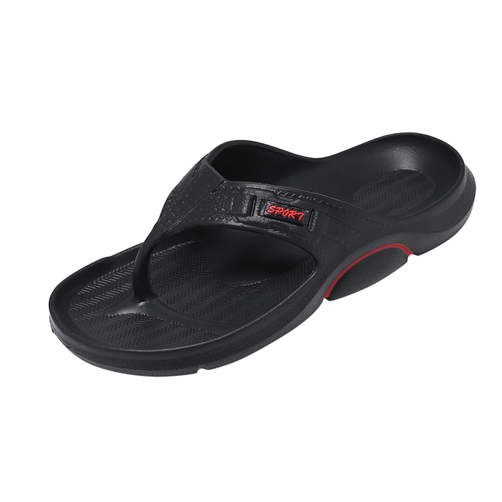 Penkiiy Men's Beach Sandals, Quick-Dry Flip-Flop Slides, Water ...