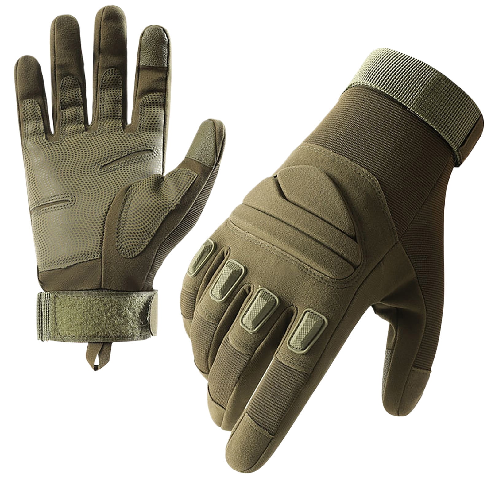 Penkiiy Mens Winter Motorcycle Gloves Leather Touchscreen Thermal Lined ...