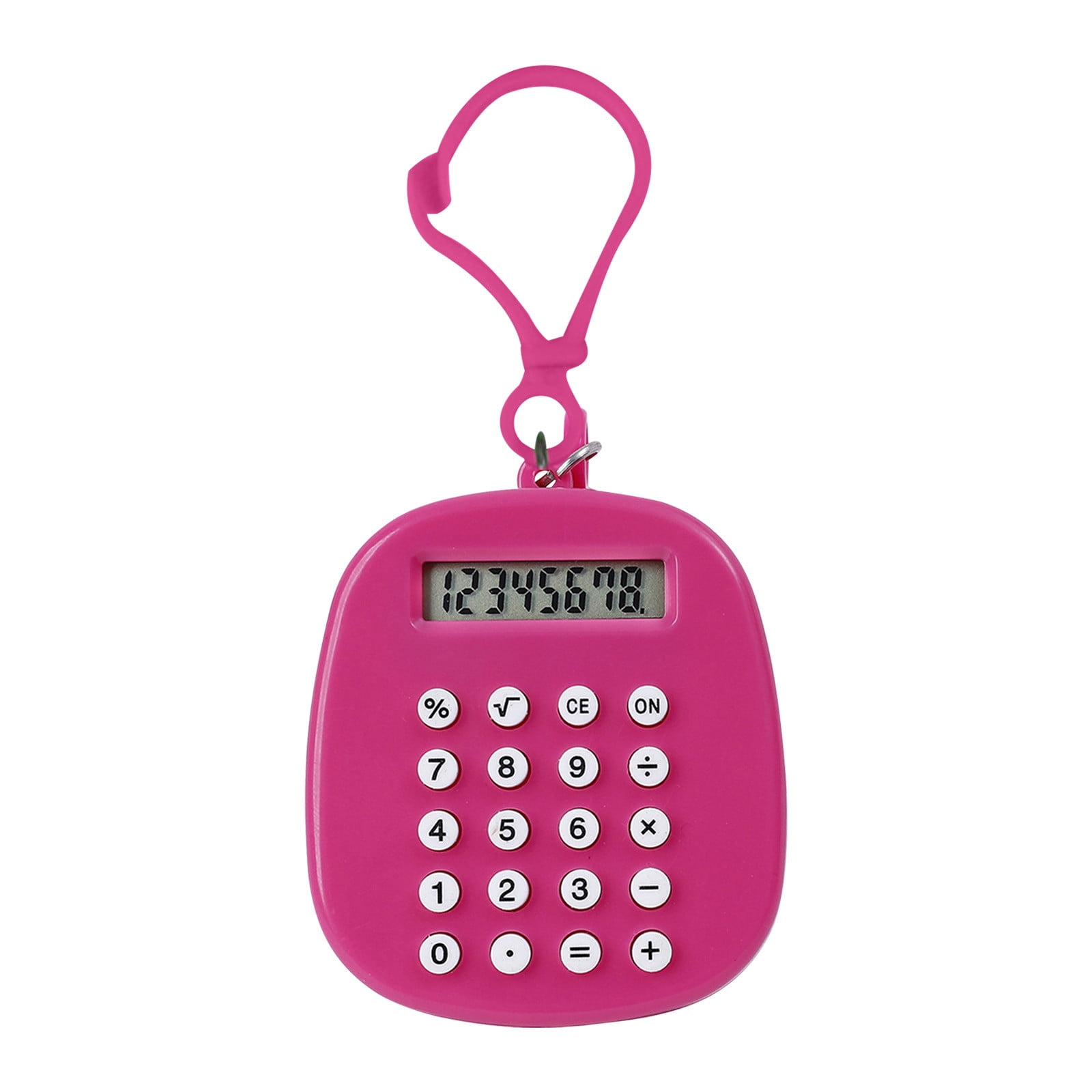 Penkiiy Mini Electronic Calculator Keychains, 8 Digits Flip Calculator ...