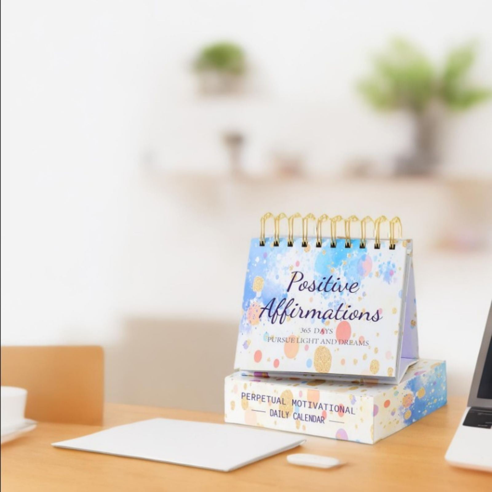 Penkiiy Motivational Calendar - Inspirational Standing Flip Calendar ...
