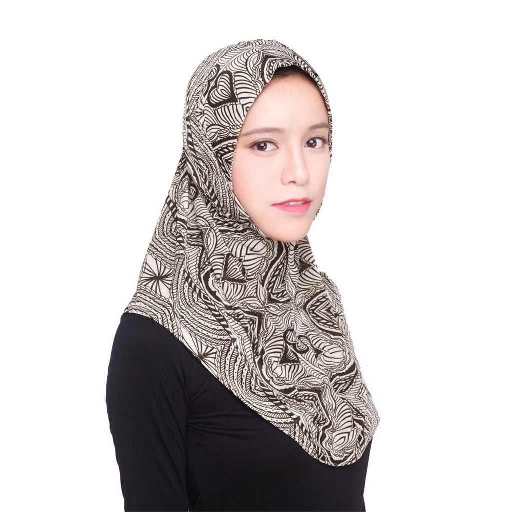Penkiiy Muslim Scarf For Prayer Muslim Women Inner Hijab Headscarf Cap ...