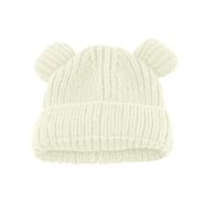 Gerber Baby Boy or Girl Unisex White Beanie Cotton Caps, 3-Pack, Sizes ...