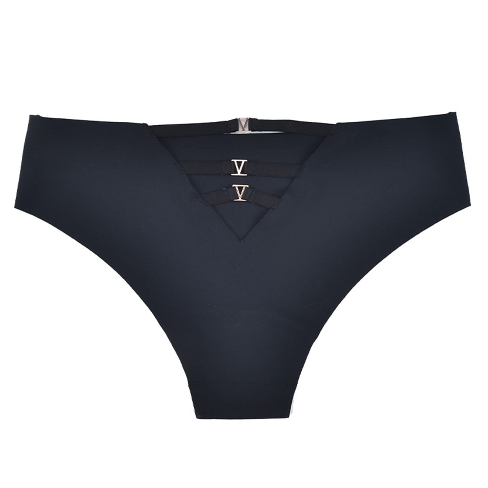 Penkiiy No Show Seamless Thongs for Women Ladies Underwear Panties ...