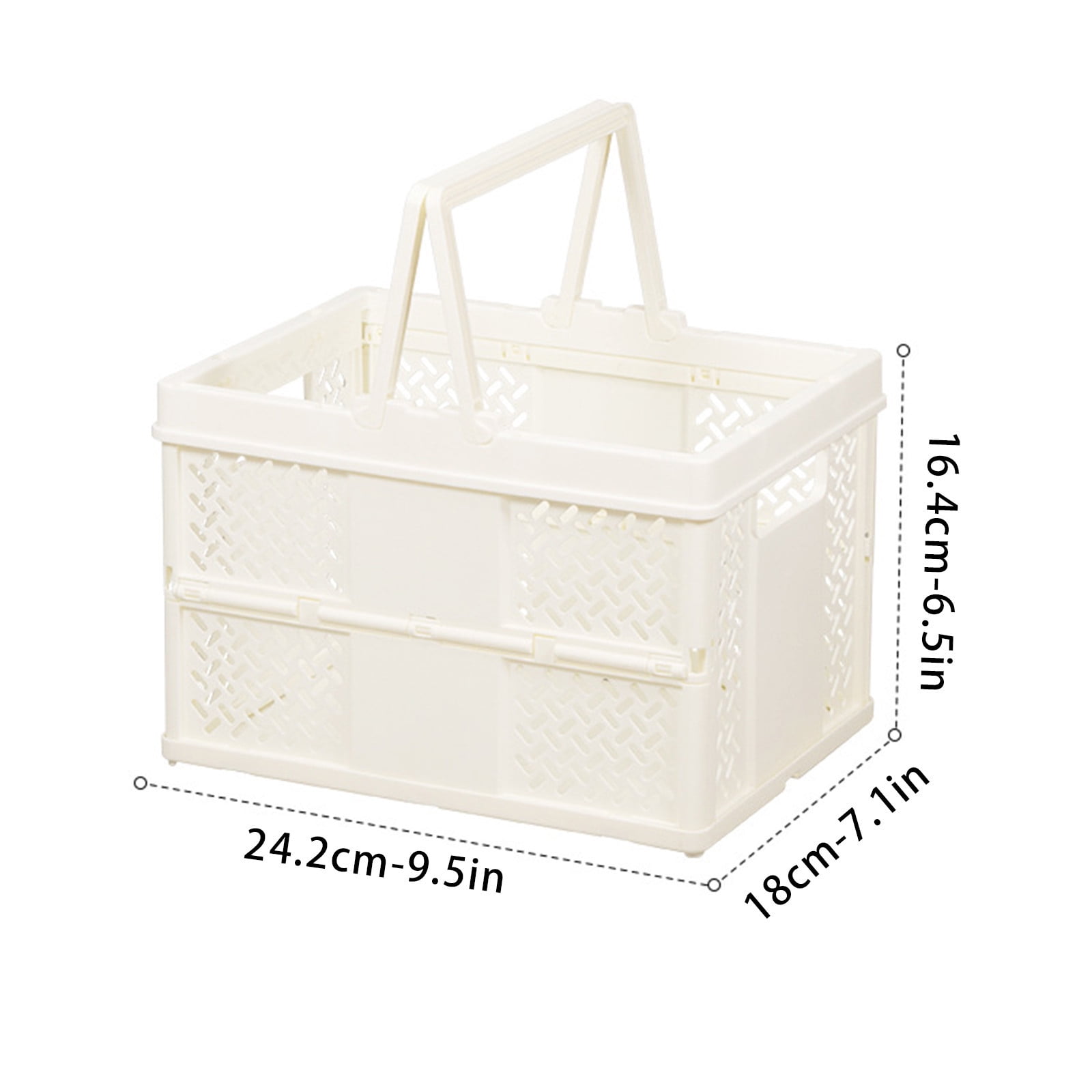 Penkiiy Outdoor Picnic Basket Supermarket Shopping Basket Spring Outing ...