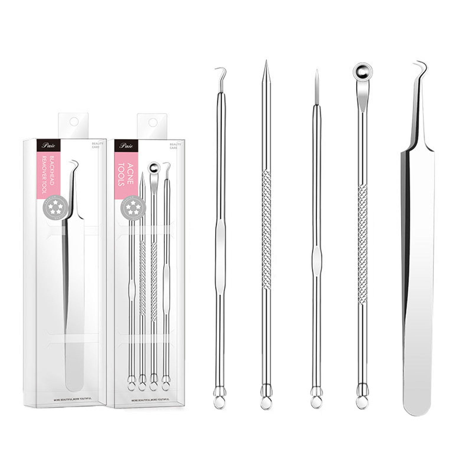Penkiiy Pimple Popper Tool , Acne Needle Tools Set- Blackhead Comedone ...