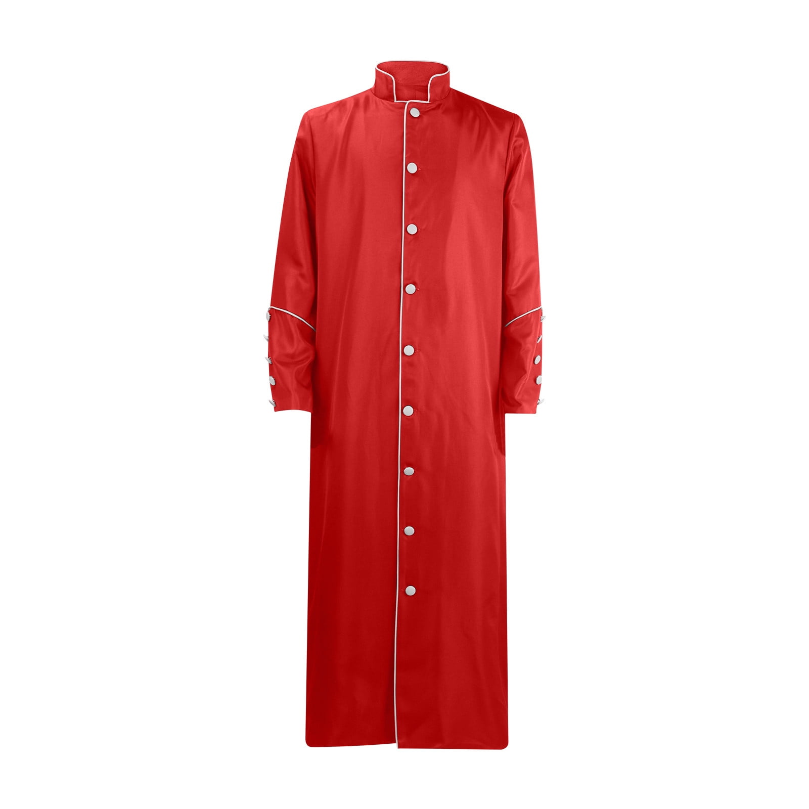 Penkiiy Priest Robe Dress for Men Clearance Men Solid Halloween Stand ...