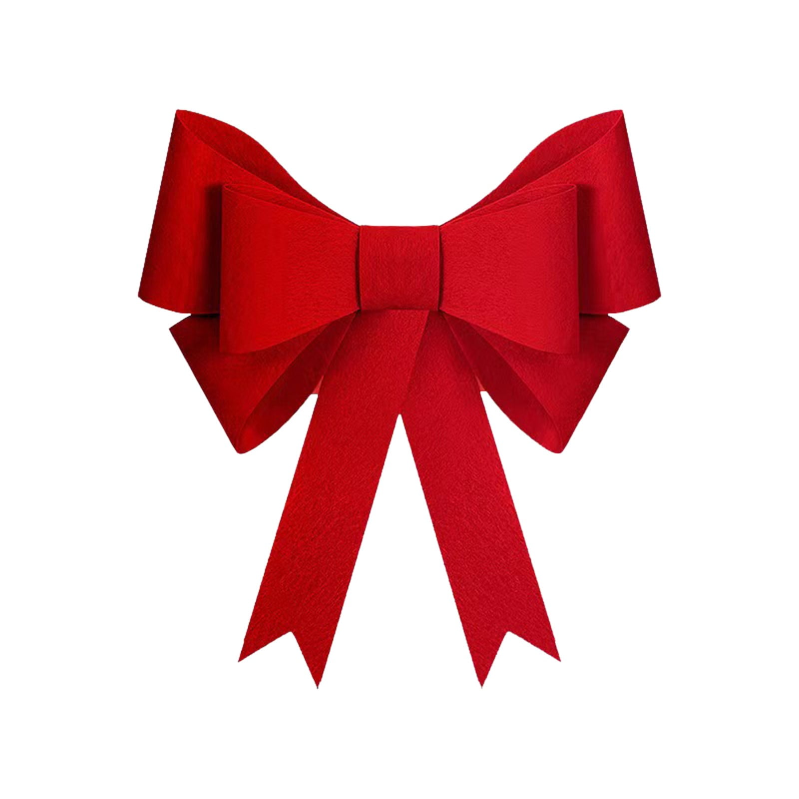 Penkiiy Red Christmas Bows Outdoor Decorations,9.44in x 7.87in Large ...