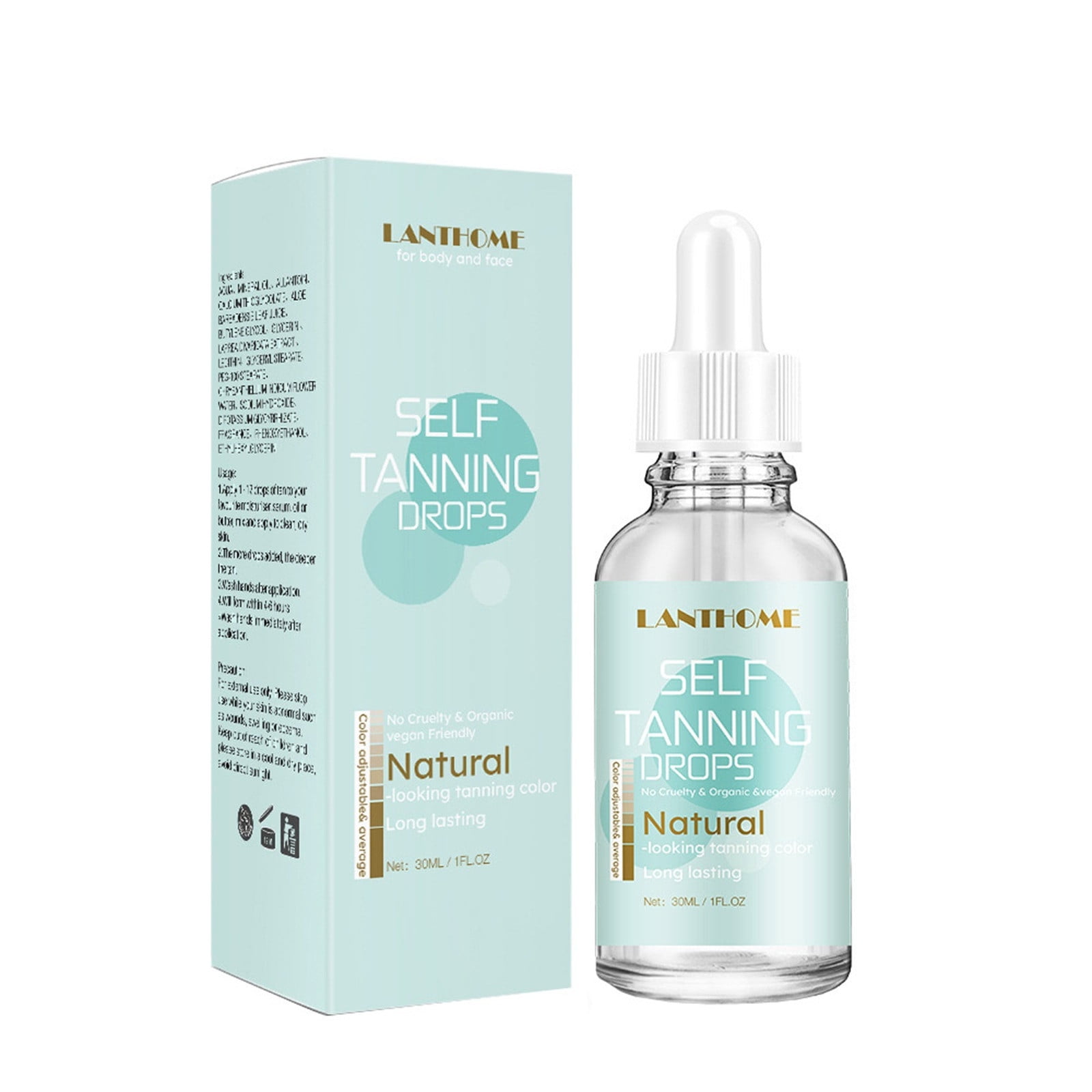Penkiiy Self Tanning Drops Perfect for Face and Body,Gradual Tan with ...