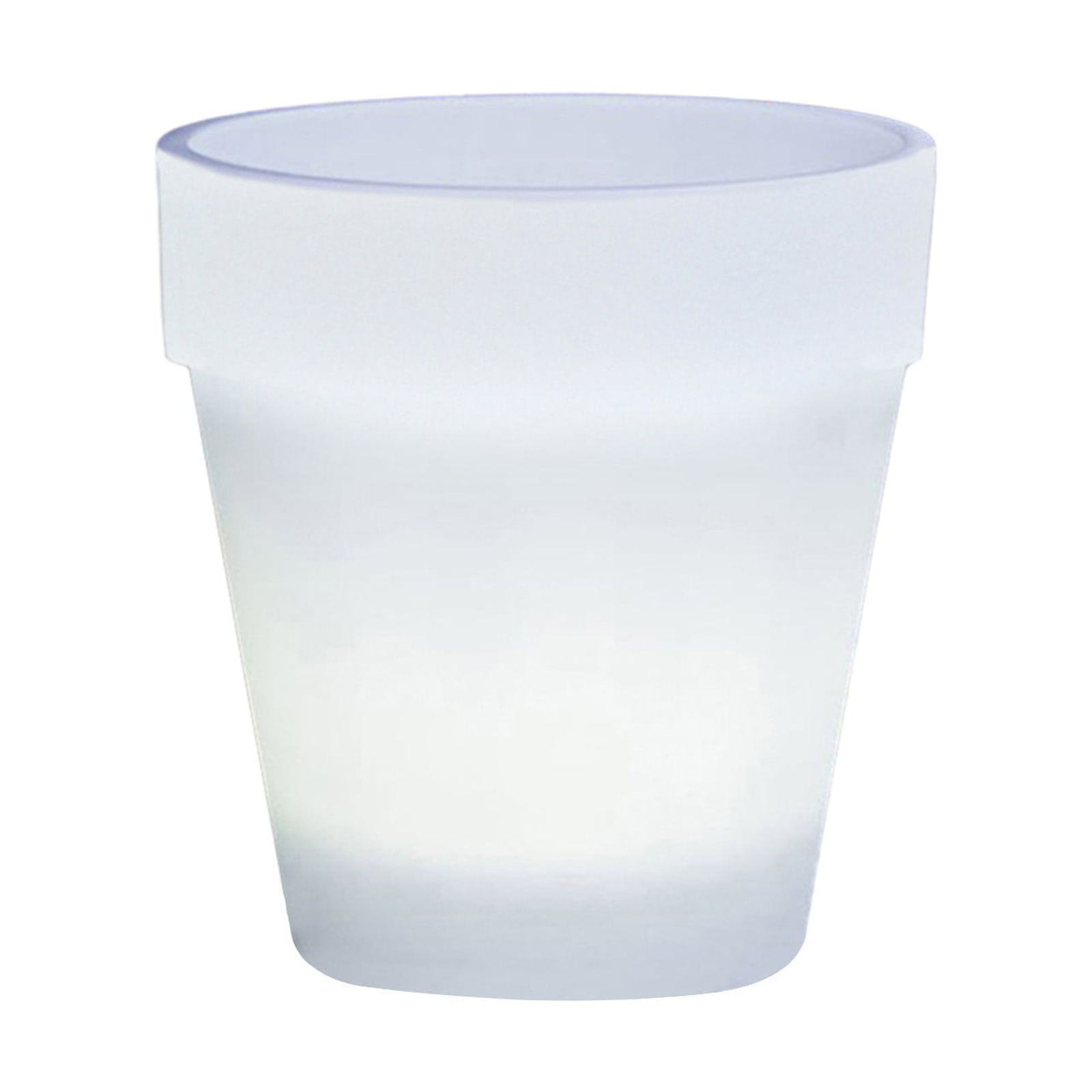 Penkiiy Solar Powered Flowerpot Led Planters Pots Glow in The Dark ...