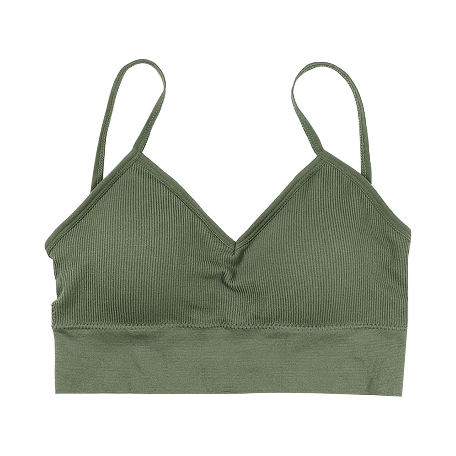 Penkiiy Sports Bras for Women Women Plus Size Bras Padded Seamless ...