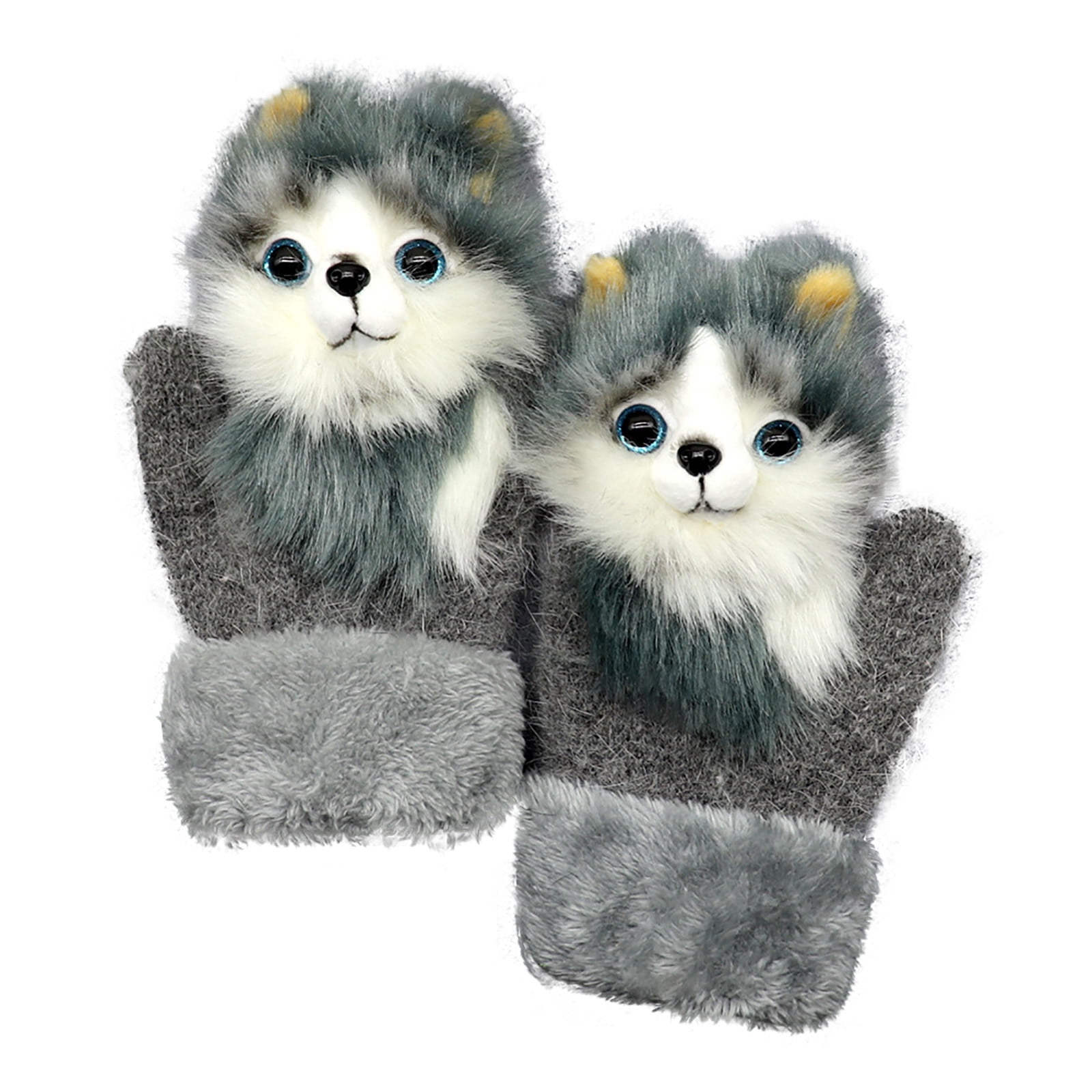 Penkiiy Toddle Mittens Children's Gloves Winter Outdoor Windproof Plus ...