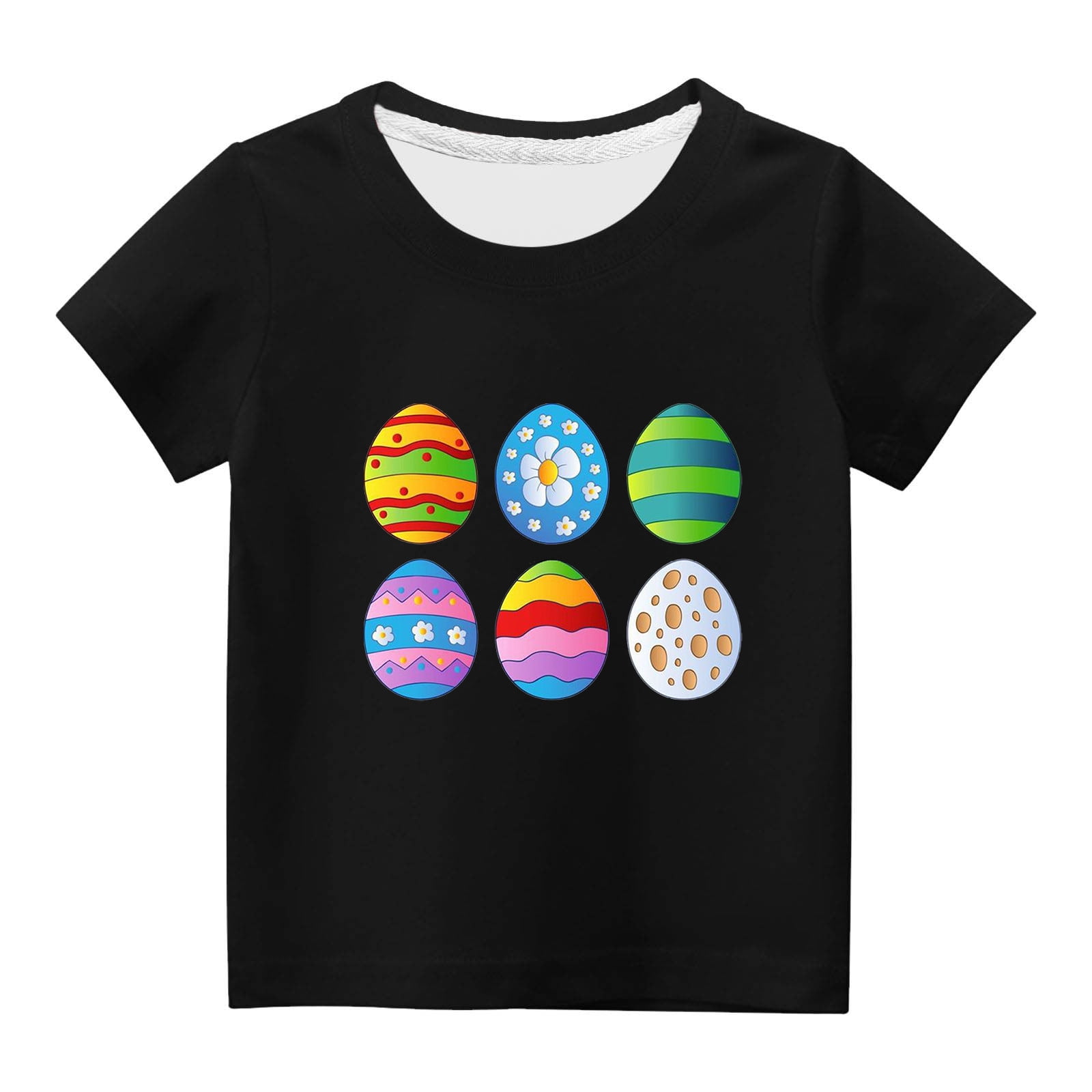 Penkiiy Toddler Girl Happy Easter Day Shirt Bunny Rabbit Hip Hop Outfit ...