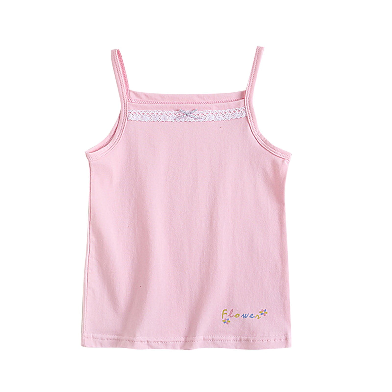 Penkiiy Toddler Girl's Cotton Camisole Undershirts Cute Printed Tank ...