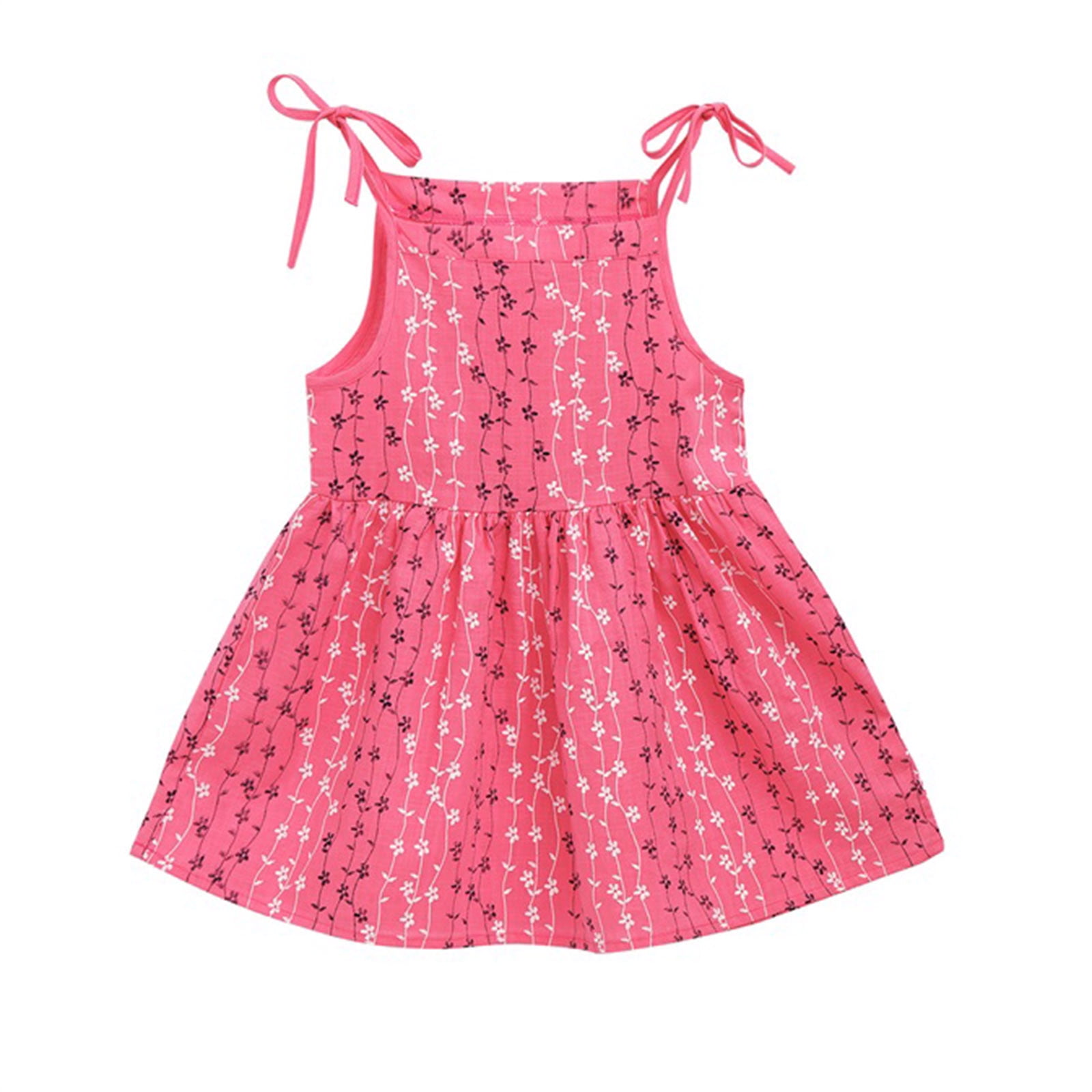 Penkiiy Toddler Kids Baby Girl Summer Seaside Beach Dress Sling Skirt ...