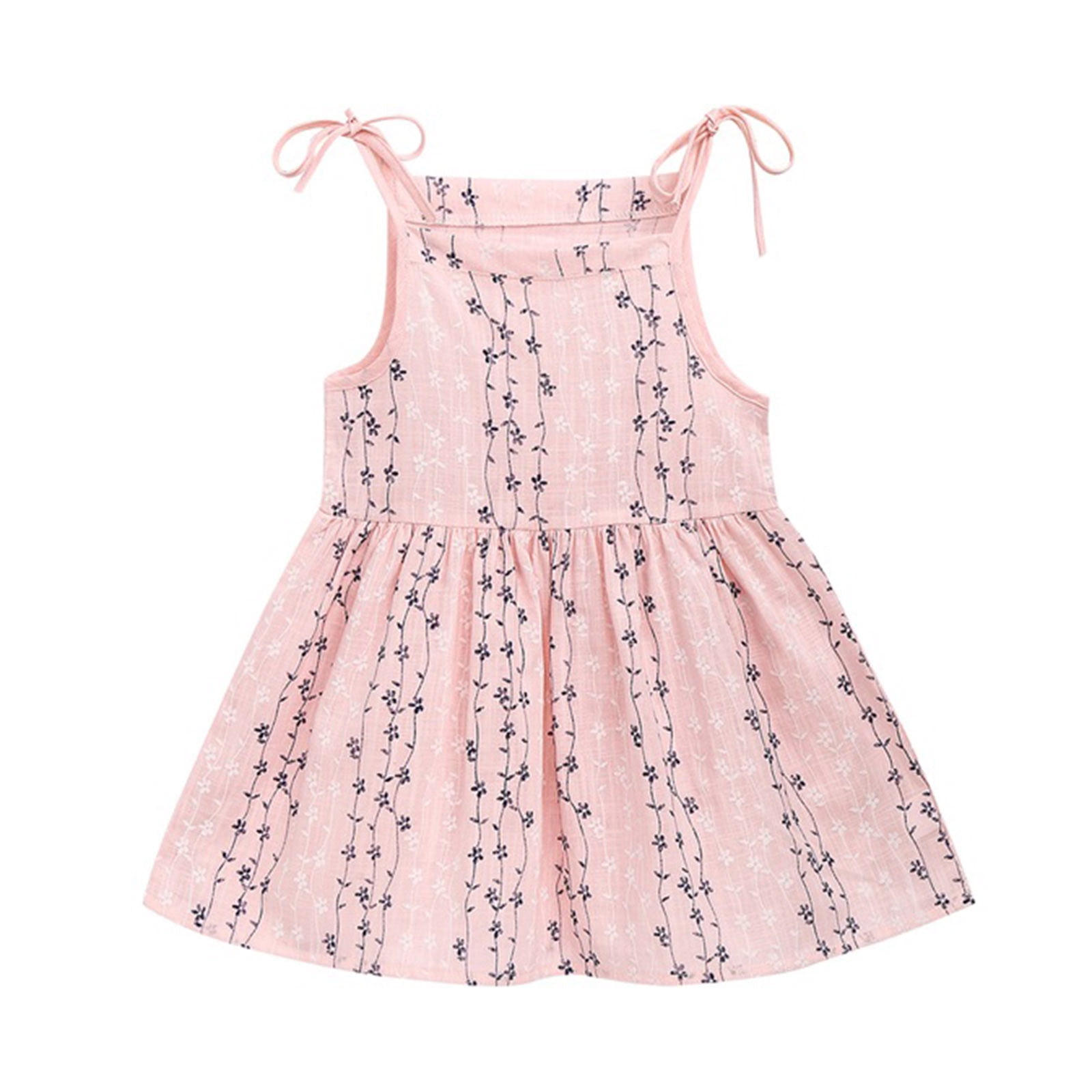 Penkiiy Toddler Kids Baby Girl Summer Seaside Beach Dress Sling Skirt ...
