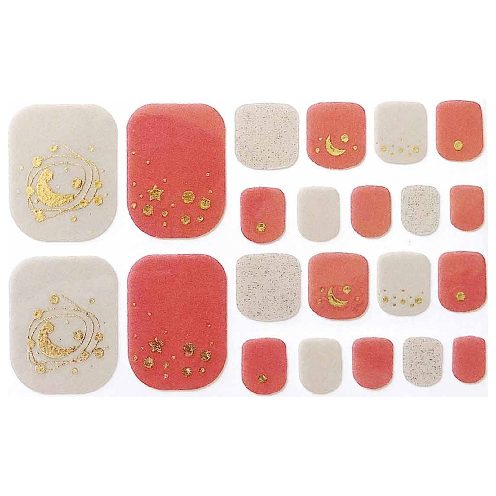 Penkiiy Toe Nail Stickers ,Diamond Charm Full Nail Wraps Glitter ...