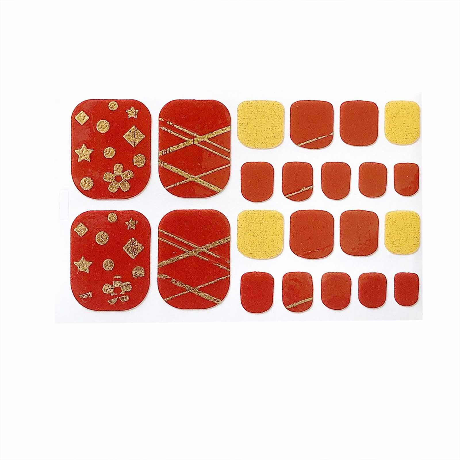 Penkiiy Toe Nail Stickers ,Diamond Charm Full Nail Wraps Glitter ...