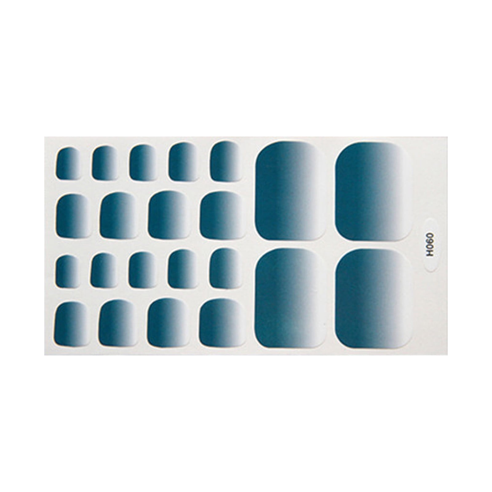 Penkiiy Toe Nail Stickers Full Nail Wraps ,Toenail Polish Strips Self ...