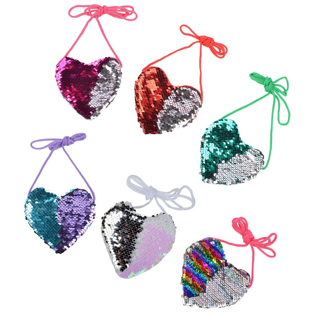 Penkiiy Trendy Mermaid Coin Purse for Girls - Sparkling Sequins Wallet ...