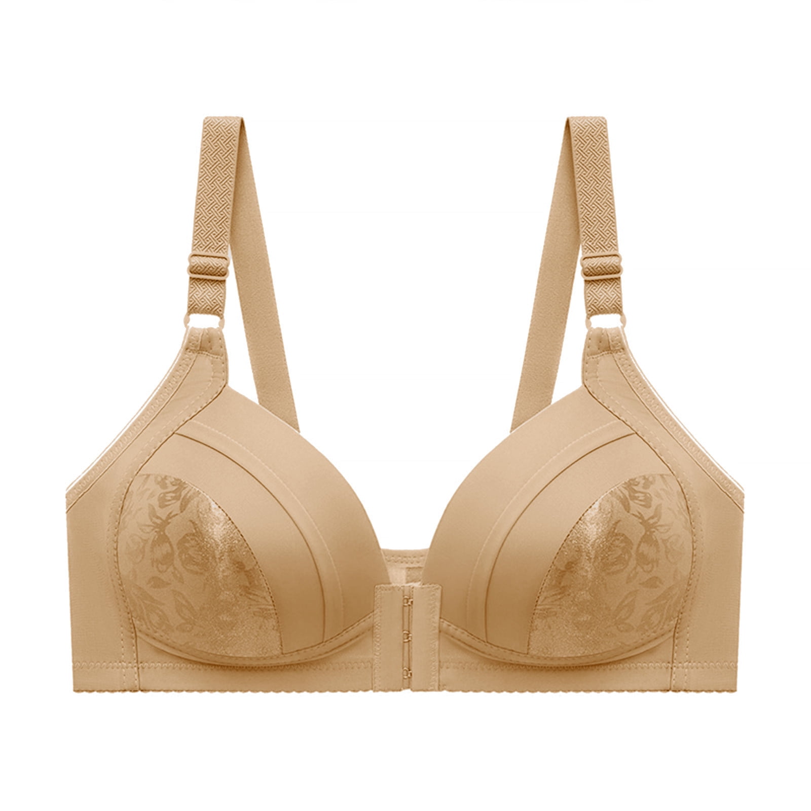 Penkiiy Women Bras Woman's Fashion Plus Size Wire Free Comfortable Push ...