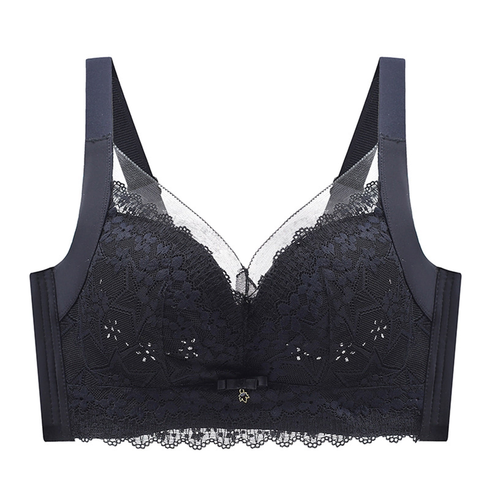 Penkiiy Women Bras Woman's Gathered Together Large Size Daily Bra ...