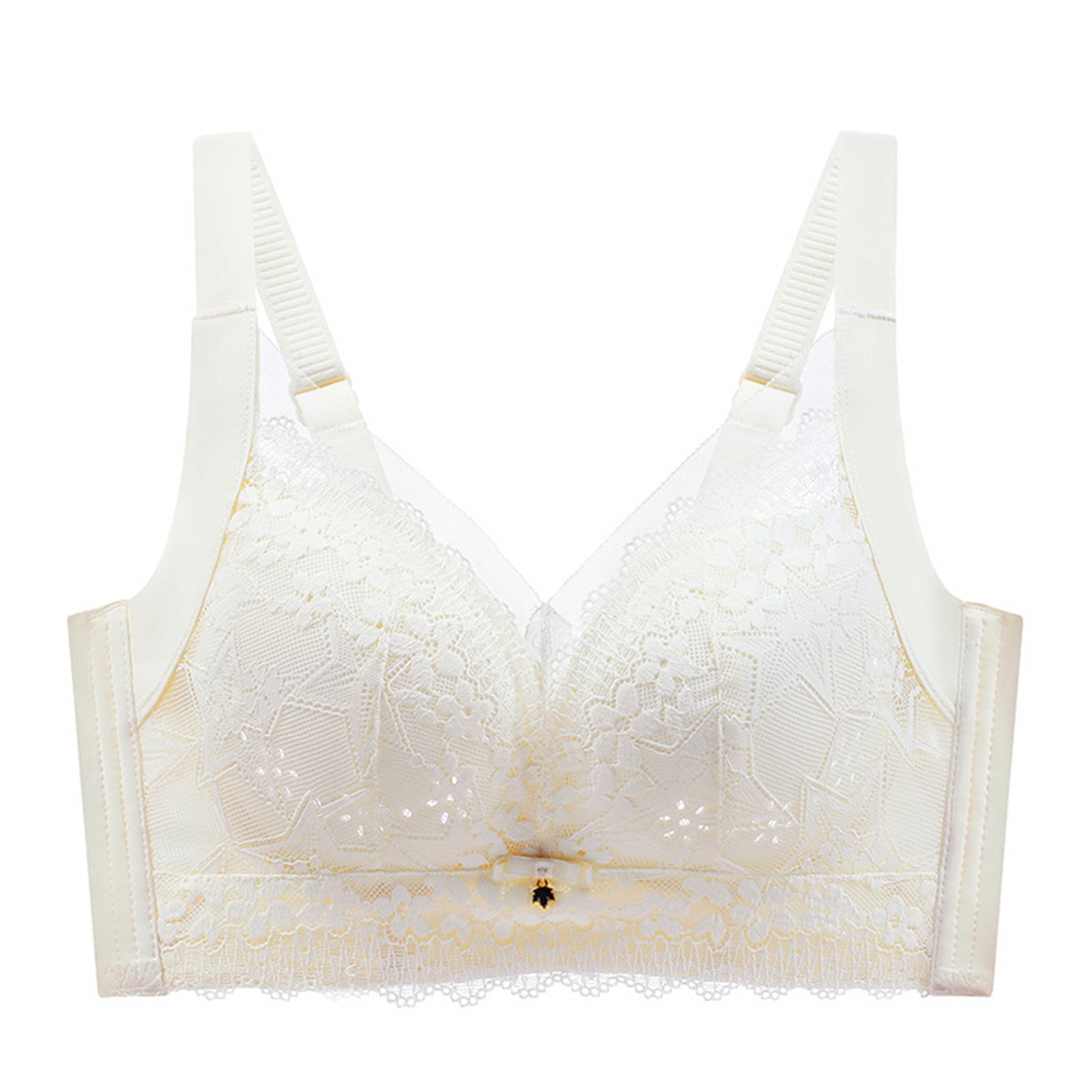 Penkiiy Women Bras Woman's Gathered Together Large Size Daily Bra ...