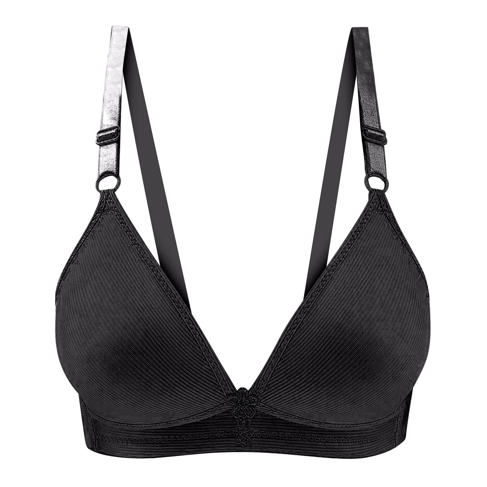Penkiiy Women Bras Woman's Printing Gathered Together Daily Bra ...