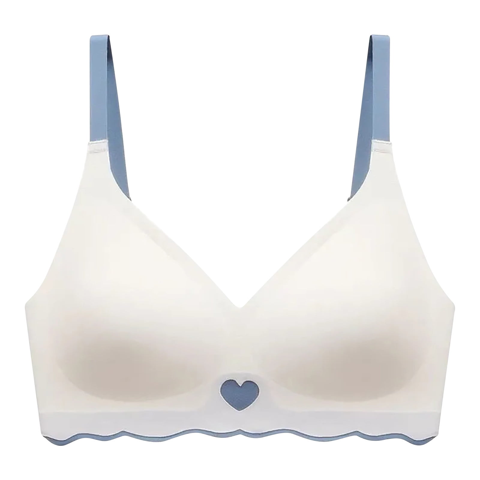 Penkiiy Women Bras Women's Bra Wire Free Underwear OnePiece Bra ...